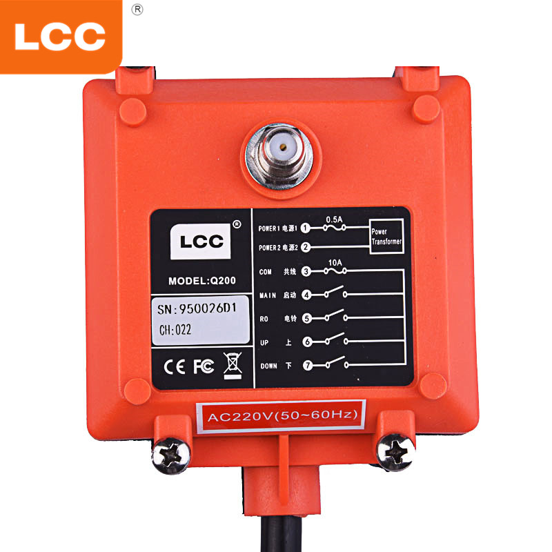 Q200 Industrial Tail Lift Crane Radio Wireless Transmitter Receiver ...